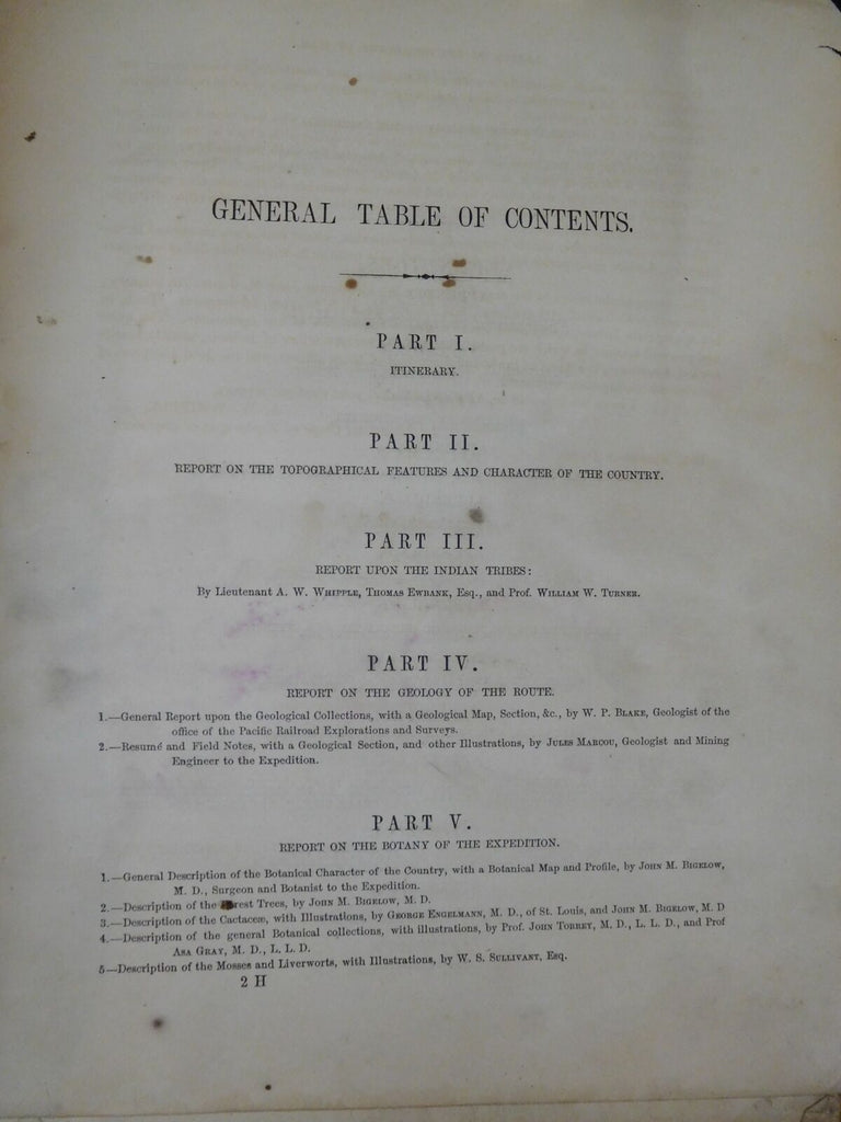 Reports of Explorations & Surveys Vol 3 Pacific Railroad Maps ...