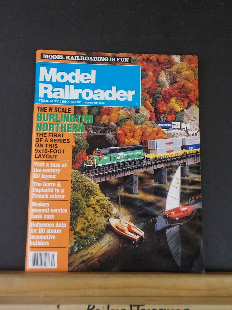 Model Railroader Magazine 1990 February Modern general service tank ca – RailroadTreasures