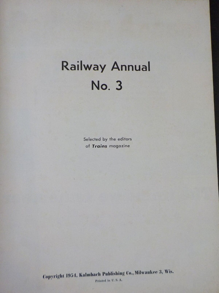 Railway Annual #3 Famous 15 Vermont a day on wire train – RailroadTreasures