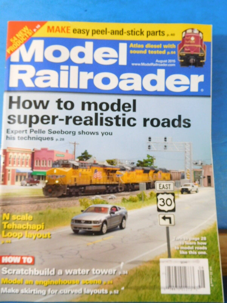 Model Railroader Magazine 2015 August Model Super Realistic Roads ...