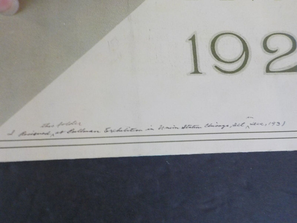 Pullman Progress 1859- 1929 Advertisement Booklet Pullman Company ...