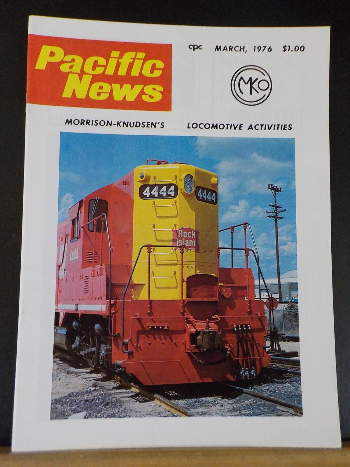 Pacific News #173 1976 March Pacific Rail News Morrison-Knudsen locomo ...