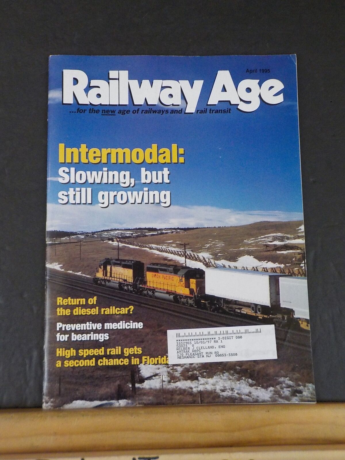 Railway Age 1995 April Passenger rail: Return of the diesel railcar?In ...