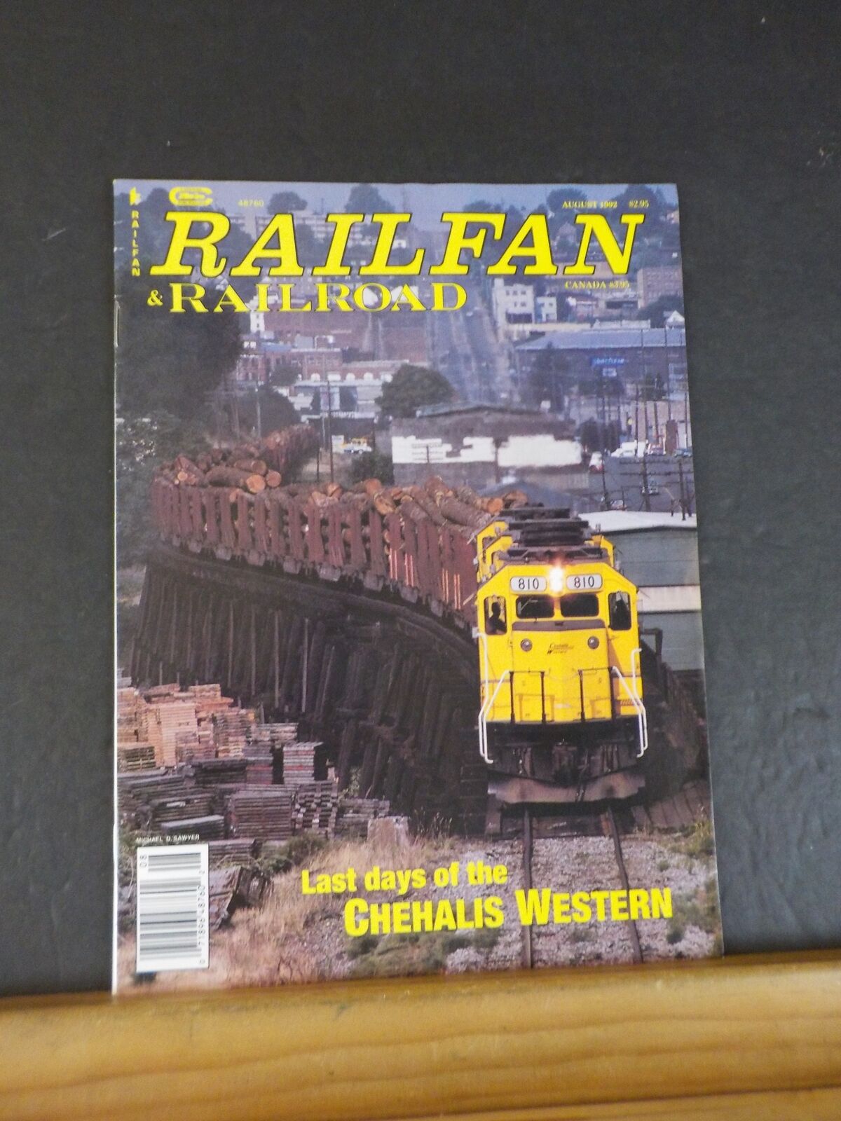 Railfan & Railroad Magazine 1992 August Last Days of the Chehalis West ...