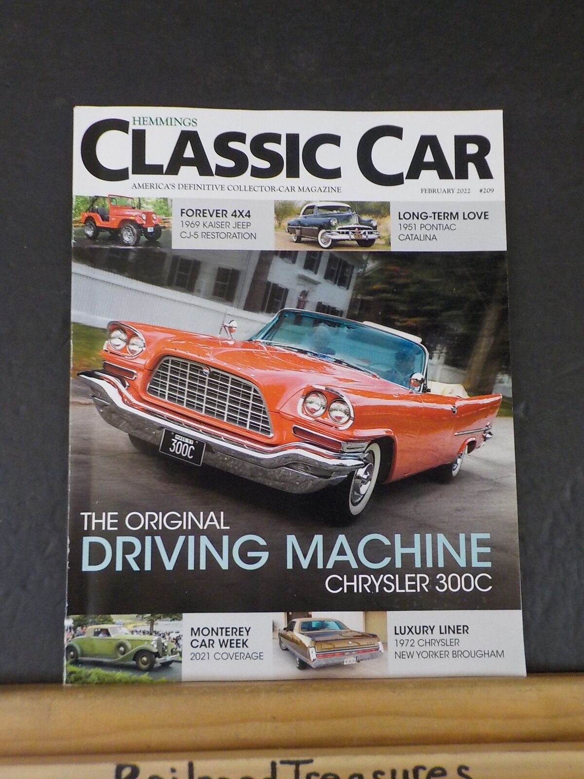 Classic Car #209 February 2022 1957 Chrysler 300C k 1951 Pontiac Catal ...