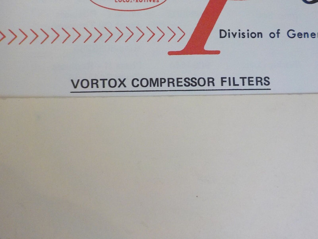 EMD Locomotive Pointers 4L-77 Vortox Compressor Filters – RailroadTreasures