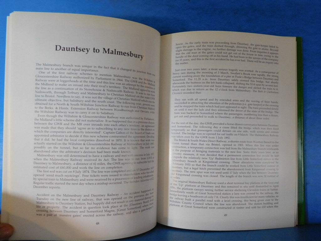 Branch Lines Of Wiltshire by Colin Maggs w/ dust jacket – RailroadTreasures