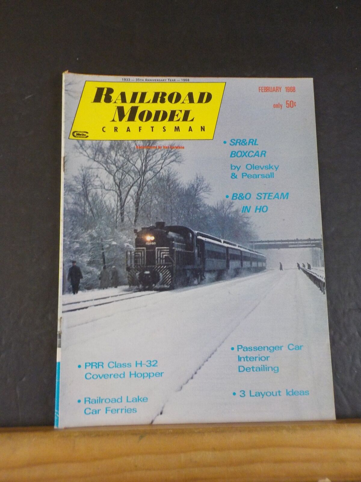 Railroad Model Craftsman Magazine 1968 February RMC Lake car ferries P ...