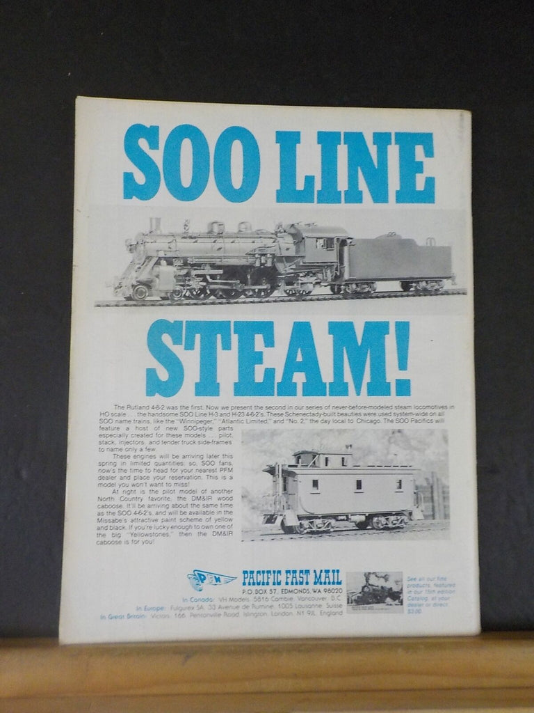 Model Railroader Magazine 1984 April Furlow builds foam scenery Struct ...