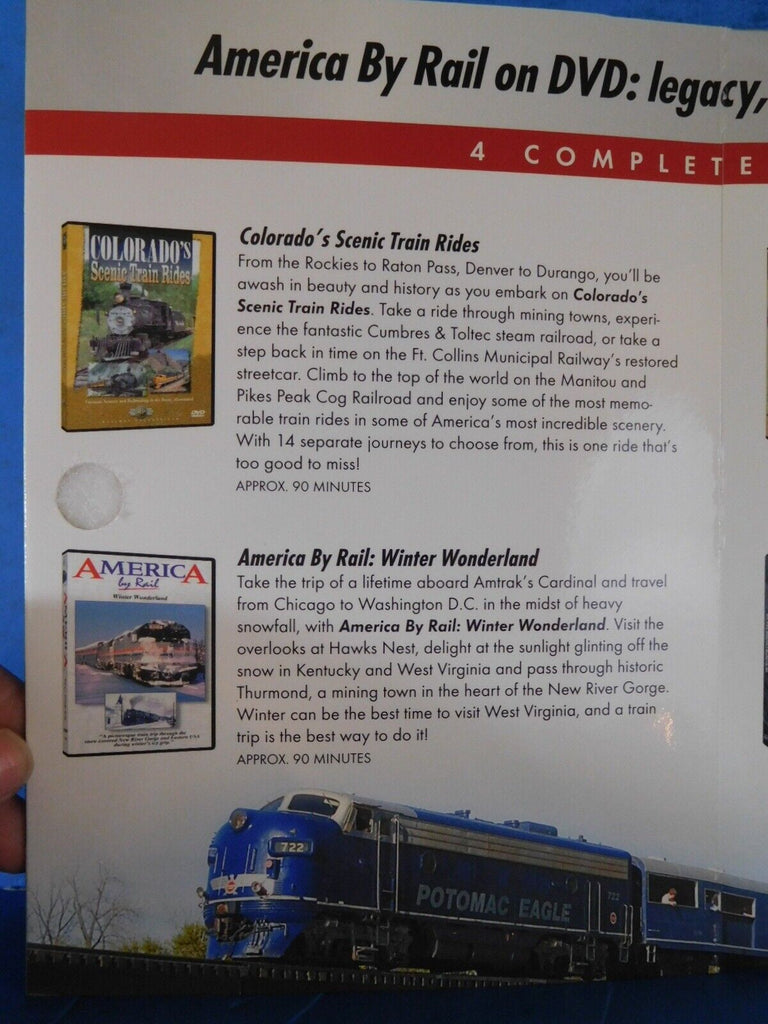 DVD America By Rail 4-DVD Maximum Collector's set – RailroadTreasures