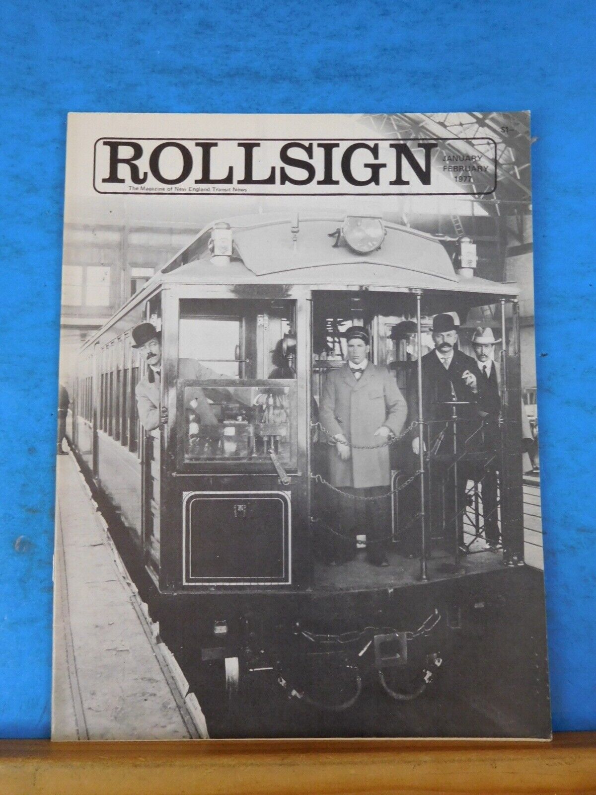 Rollsign Magazine of New England Transit News 1977 January February Ma ...