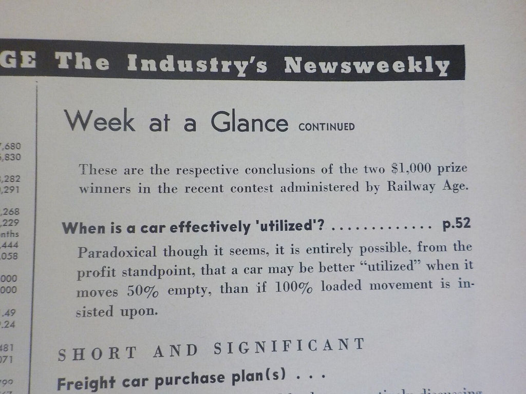 Railway Age 1957 May 6 Weekly Short Lines Why program Maintenance of W ...