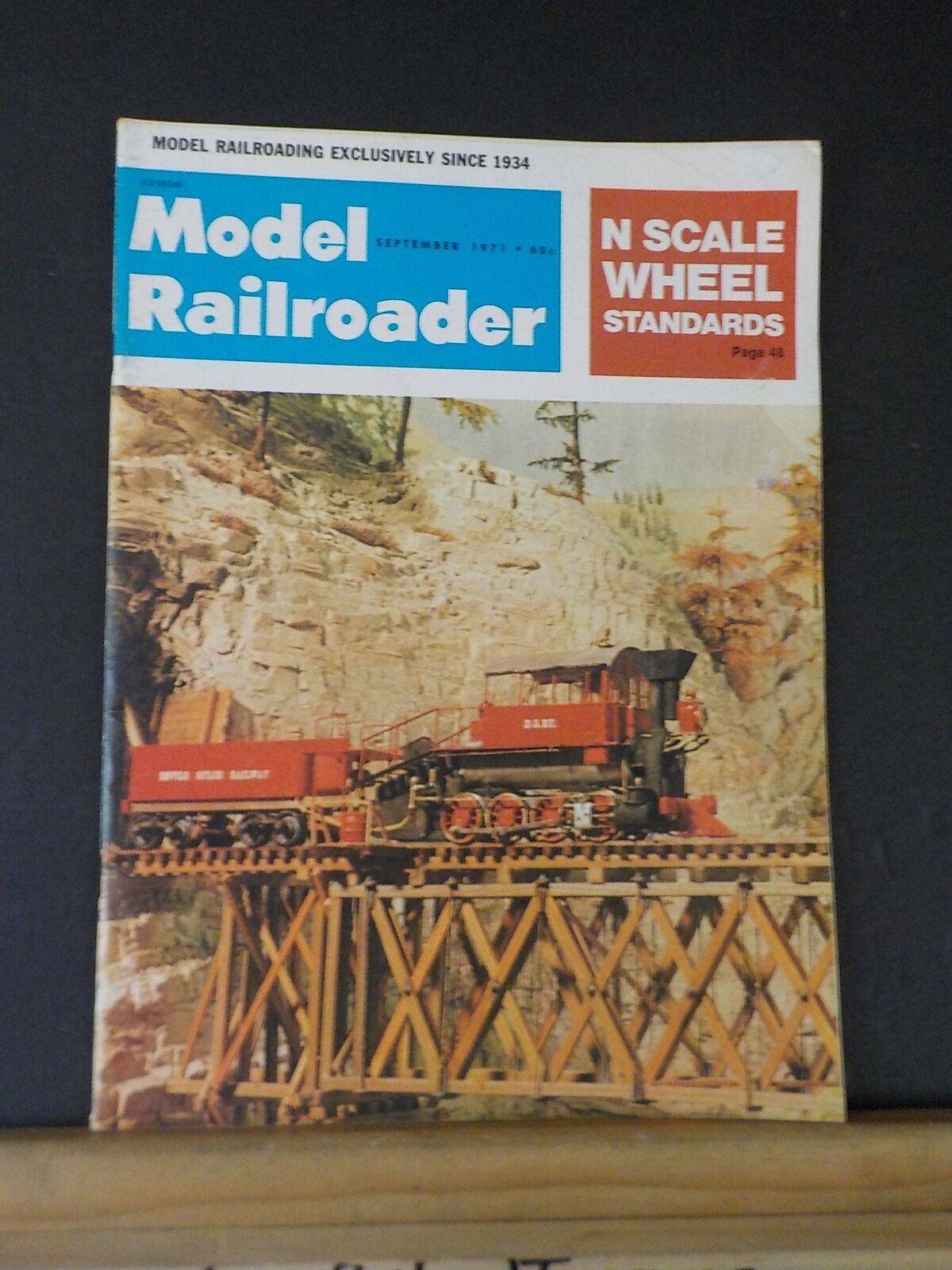 Model Railroader Magazine 1971 September N scale wheel standards ...