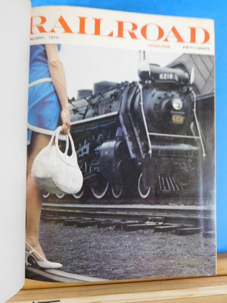 Railroad Magazine Bound Volume 1970-1971 14 various 1970-1972 ...