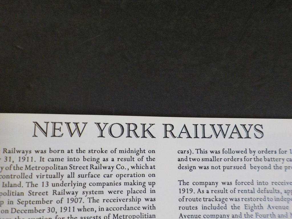 New York Railways The Green Line – RailroadTreasures