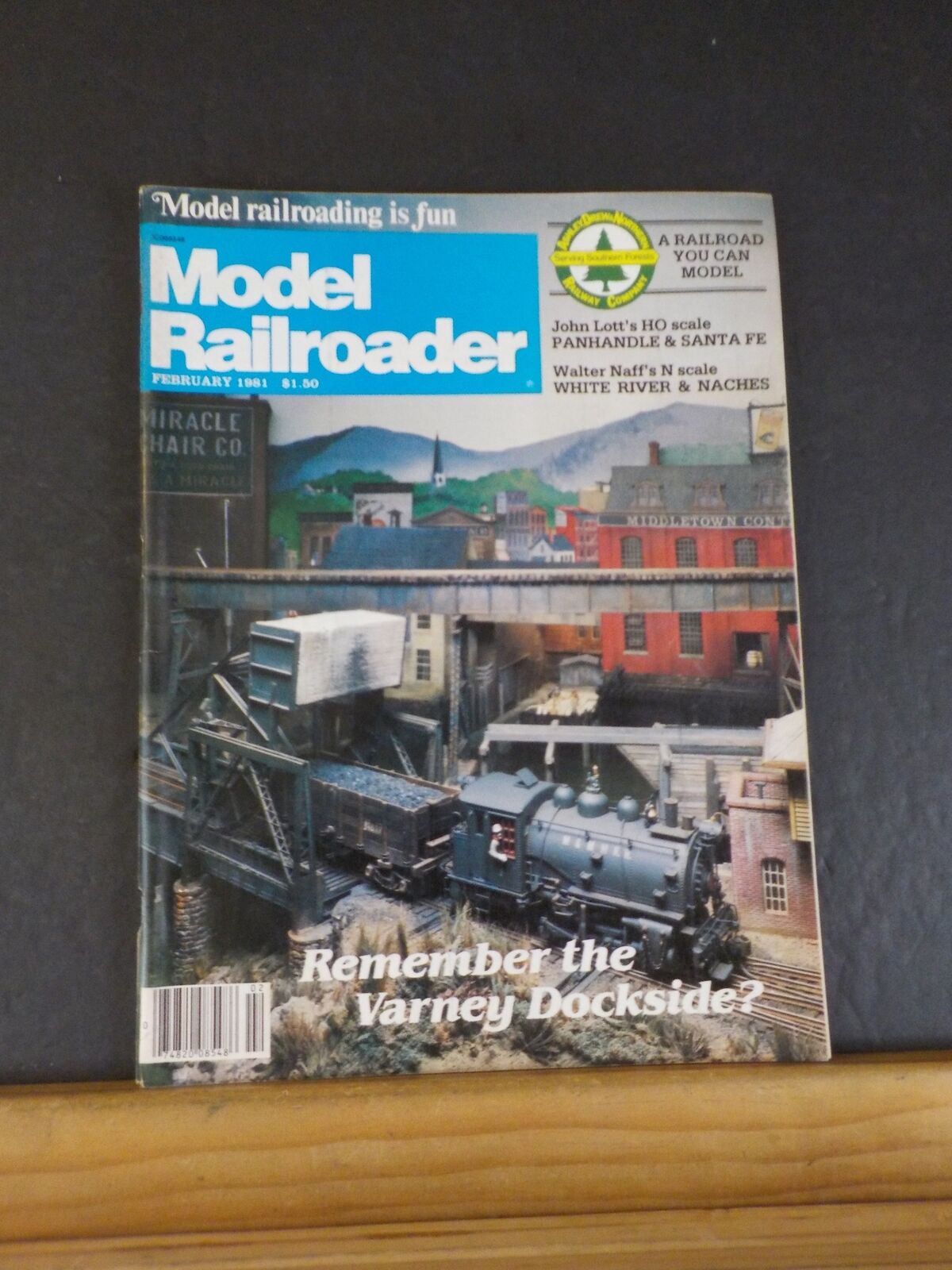 Model Railroader Magazine 1981 February Remember the Varney dockside ...