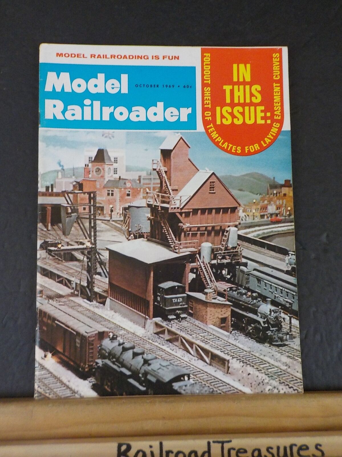 Model Railroader Magazine 1969 October Foldout sheets of templates for ...