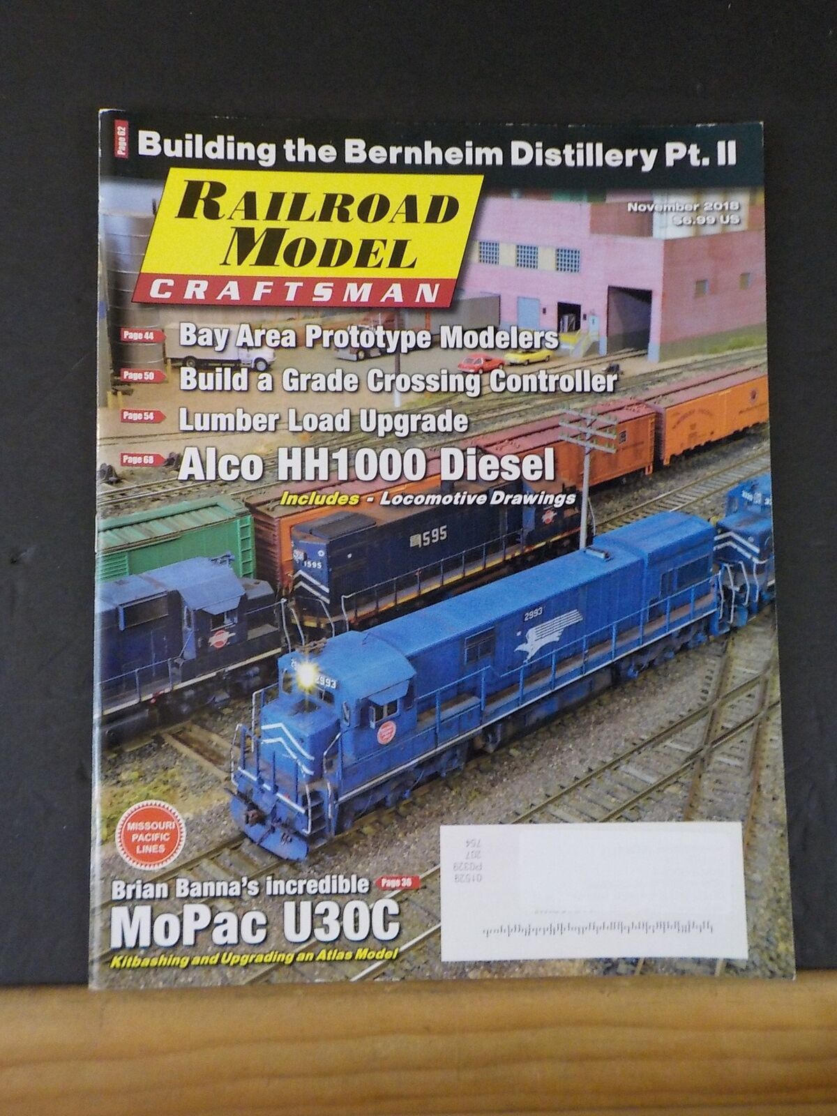 Railroad Model Craftsman Magazine 2018 November Bernheim Distillery Pt ...