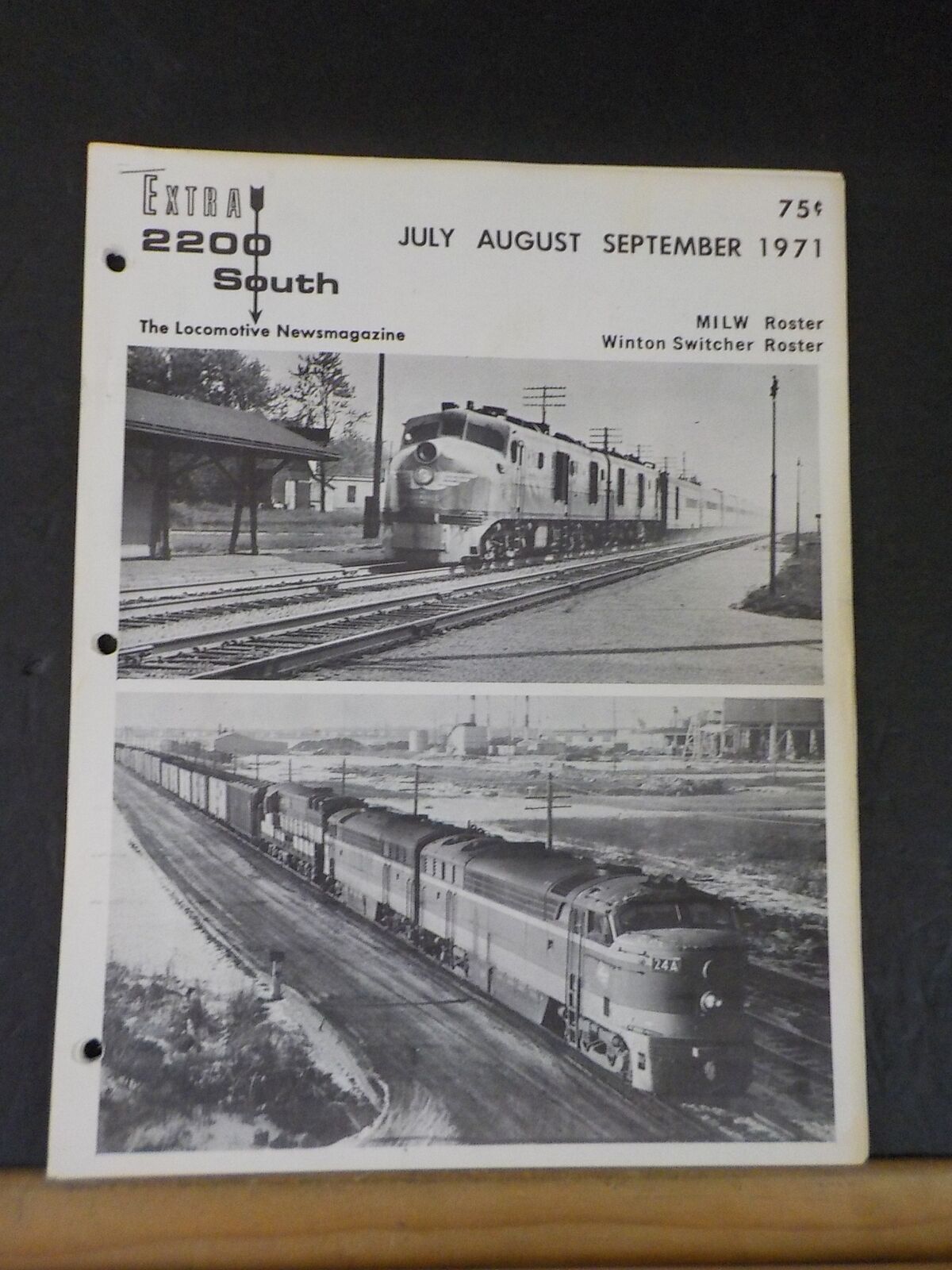 Extra 2200 South #30 1971 July August September #30 MILW Roster Winsto ...