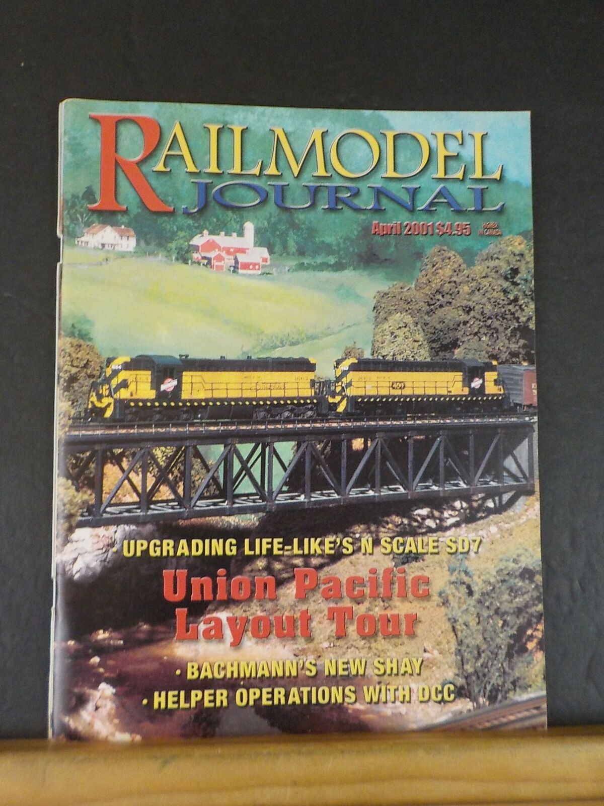 RailModel Journal 2001 April Union Pacific Layout Tour – RailroadTreasures