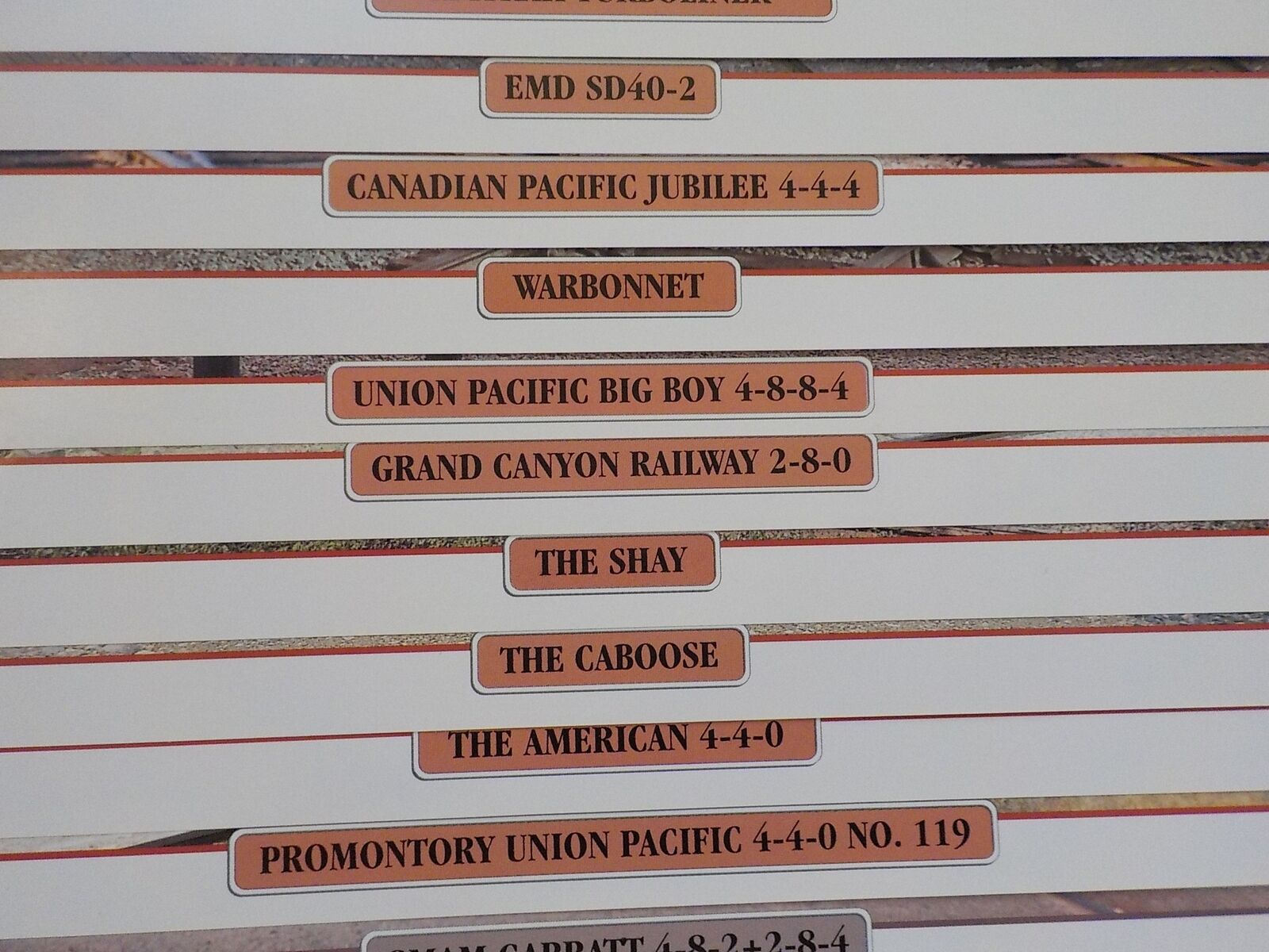Atlas Edition train & locomotive cards Lot of 31 NP UP Big Boy Amtrak ...