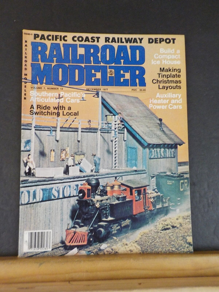 Railroad Modeler 1977 December V7 #12 SP Articulated cars Compact Ice ...