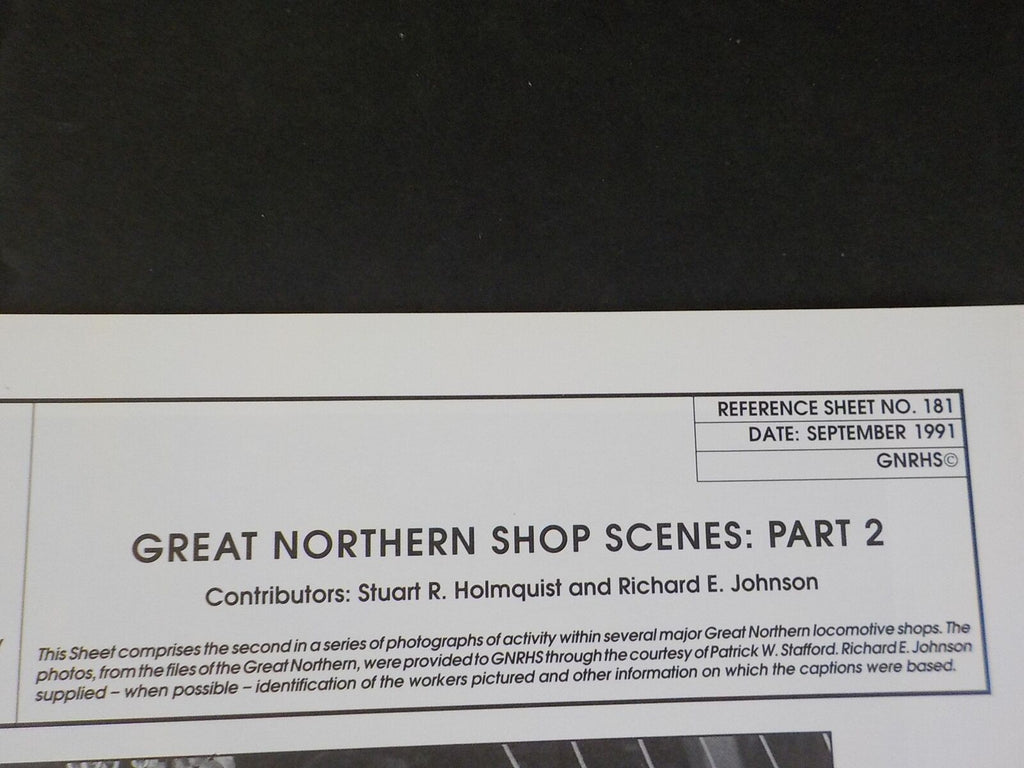 Great Northern Goat Reference Sheet #181 September 1991 Shop Scenes Pa ...