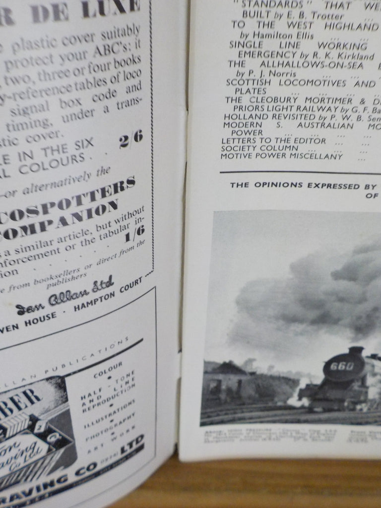 Trains Illustrated 1954 February Vol VII No 2 Scottish locomotives & w ...