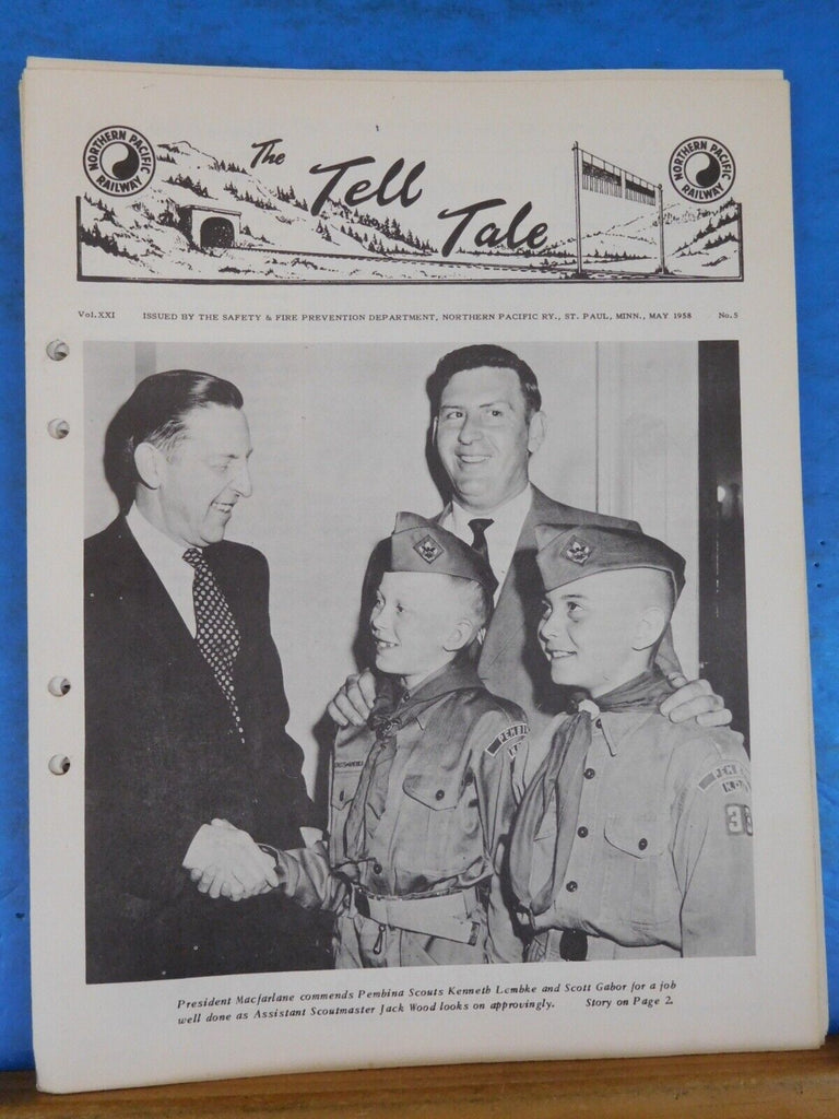 Tell Tale 1958 May Northern Pacific Employee Magazine Telltale ...