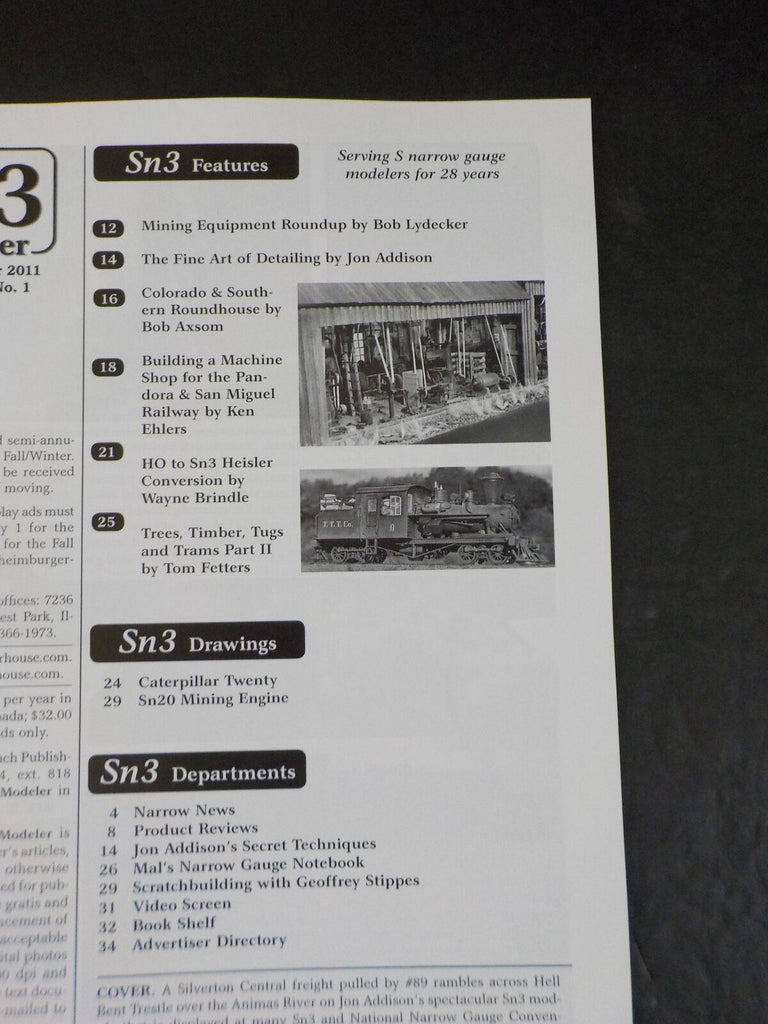Sn3 Modeler 2011 Spring Summer Trees, Timber, Tugs and Trams Part II ...