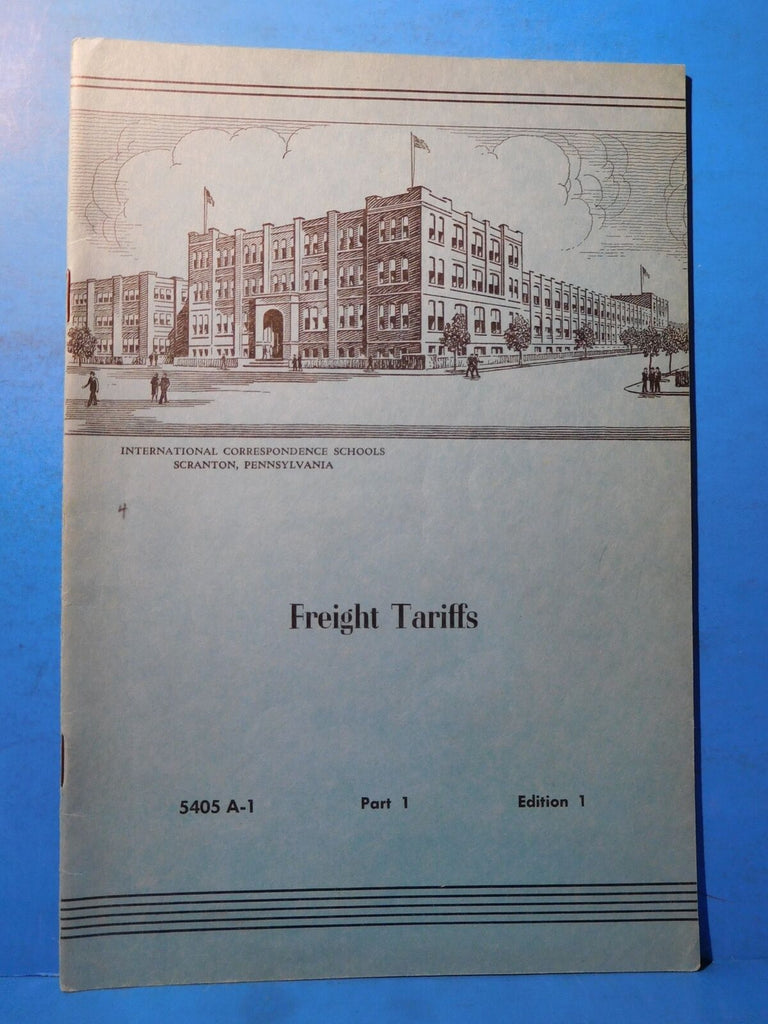 ICS Freight Tariffs Part 1 #5405 A-1 Edition 1 1940 – RailroadTreasures