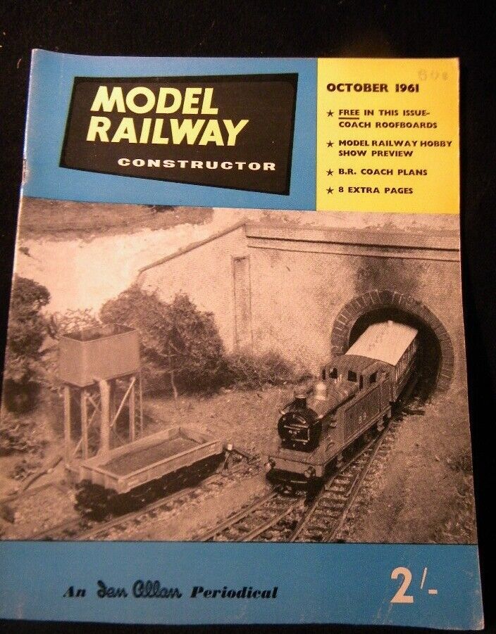 Model Railway Constructor 1961 October Glued track construction Southe ...