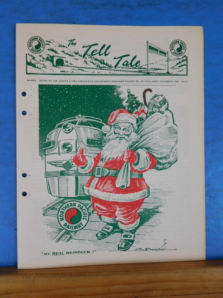 Tell Tale 1959 December Northern Pacific Employee Magazine Telltale ...