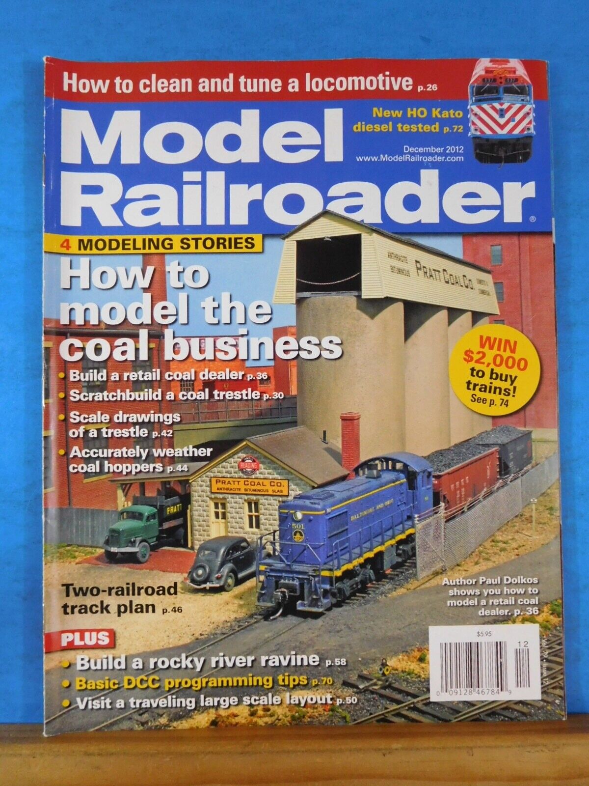 Model Railroader Magazine 2012 December Model the coal business Trestl ...