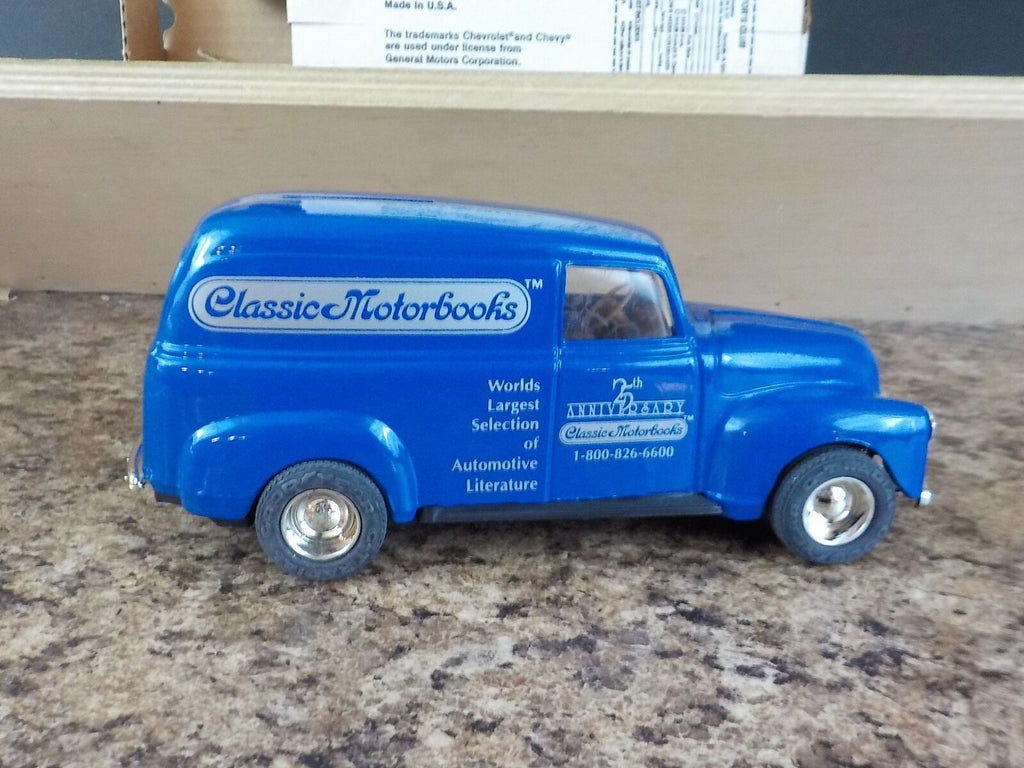 ERTL 1950 Chevy Panel Bank Classic Motorbooks 25th anniversary 1990 ...