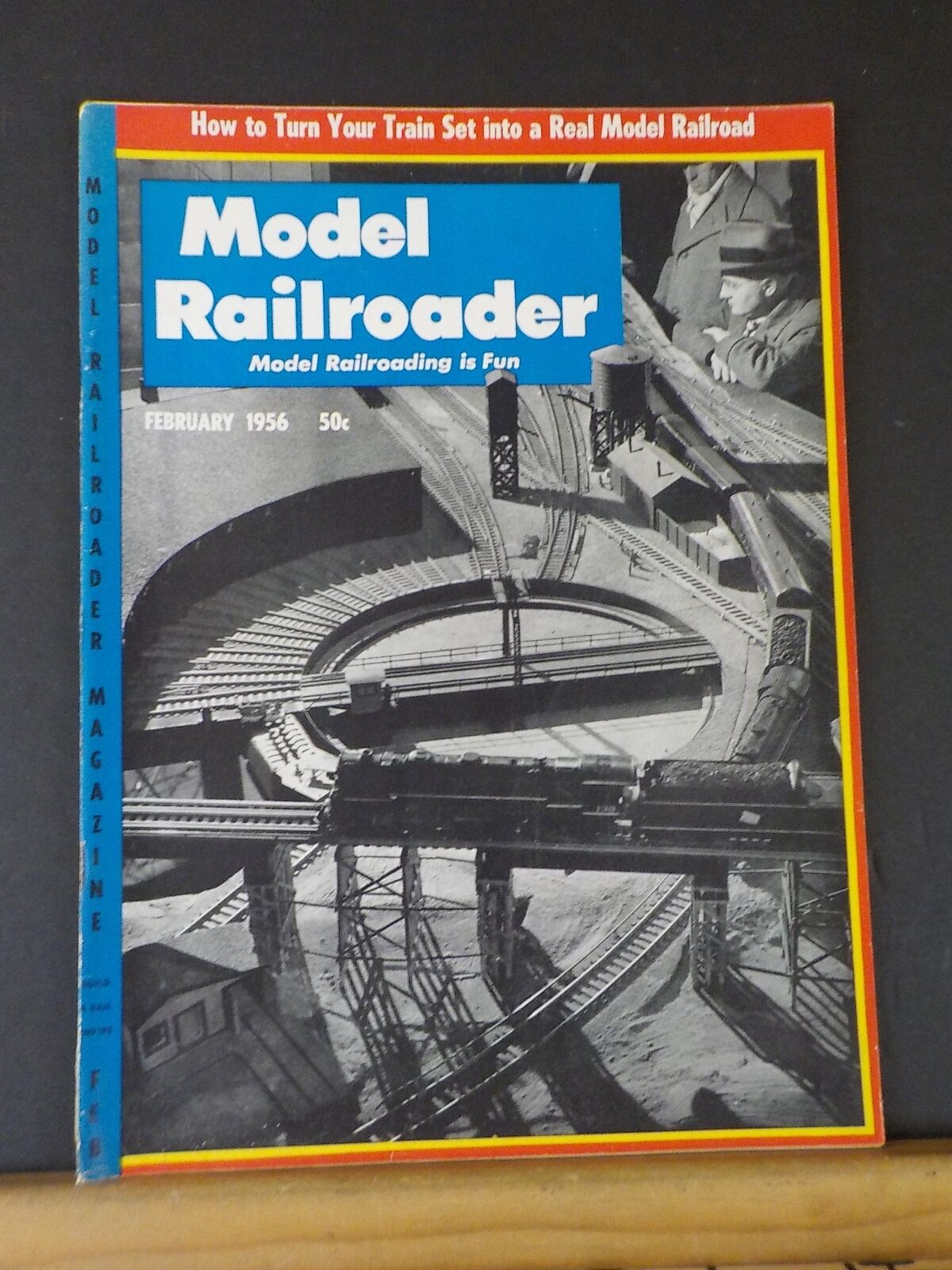 Model Railroader Magazine 1956 February How to turn your train set int ...