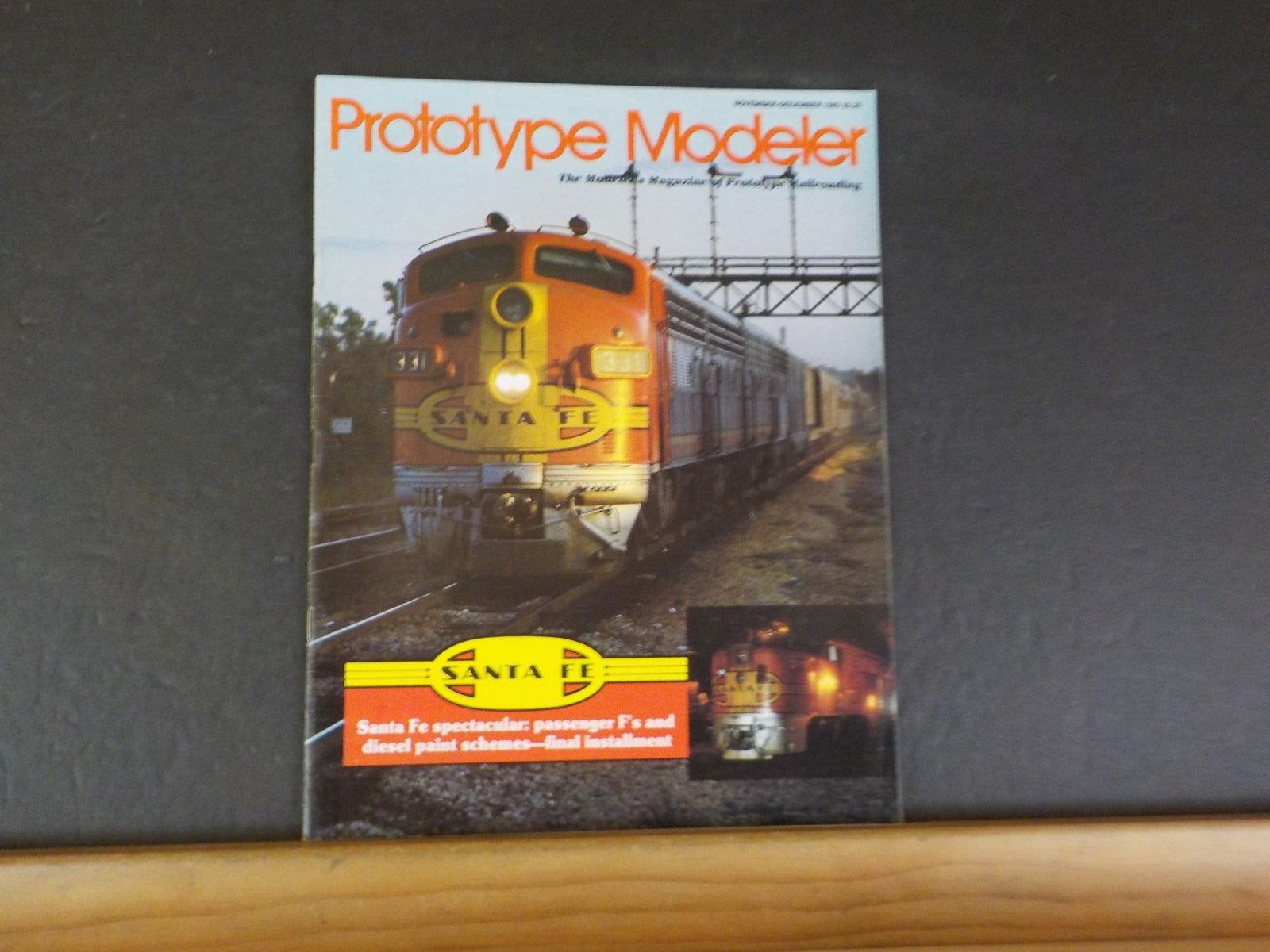Prototype Modeler 1983 November December Santa Fe paint schemes Milw 4 ...