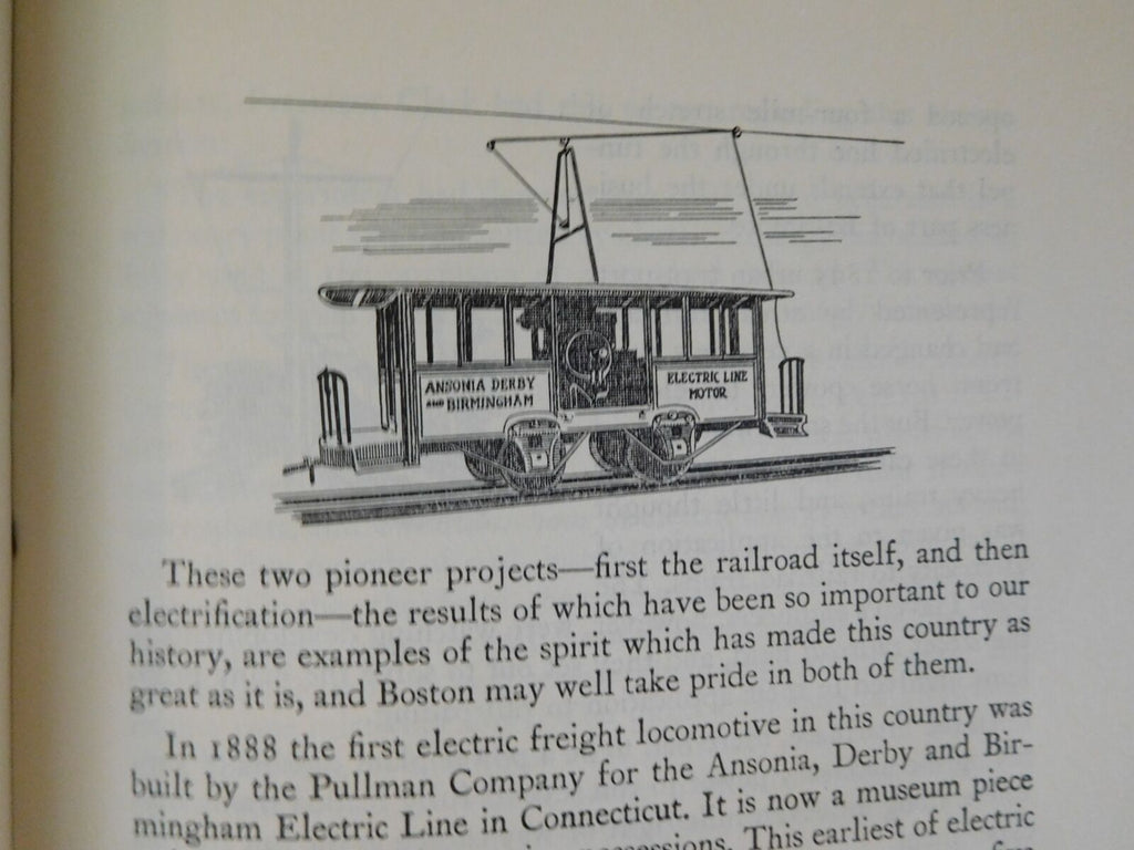 New England In National Leadership 1895 First Steam Railroad electrifi ...