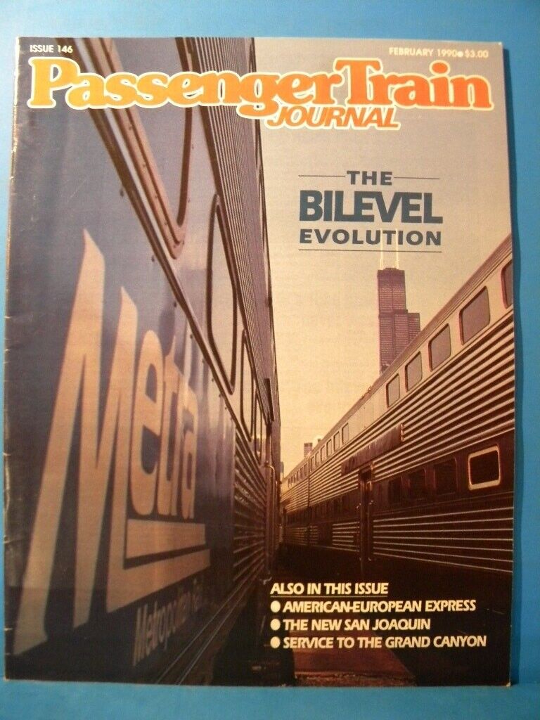 Passenger Train Journal #146 1990 Feb American European Express ...
