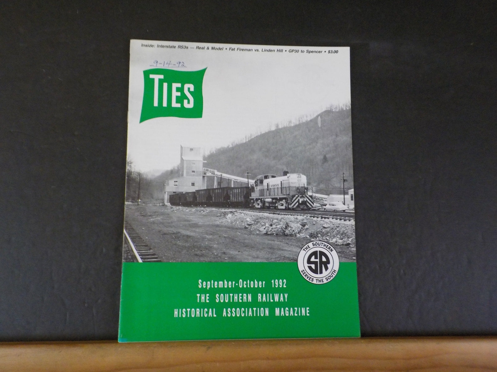 Ties Magazine Southern Railway Historical Assn 1992 September October ...