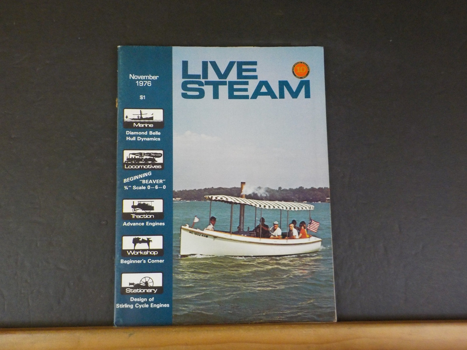 Live Steam Magazine 1976 November Stirling Cycle engines Beginning Bea ...