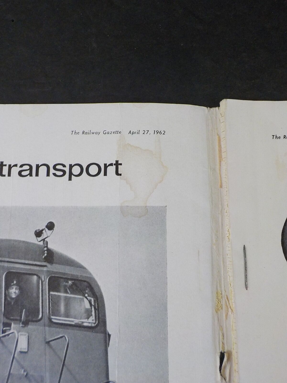 Railway Gazette 1962 April 27 High-speed transit system in Washington ...