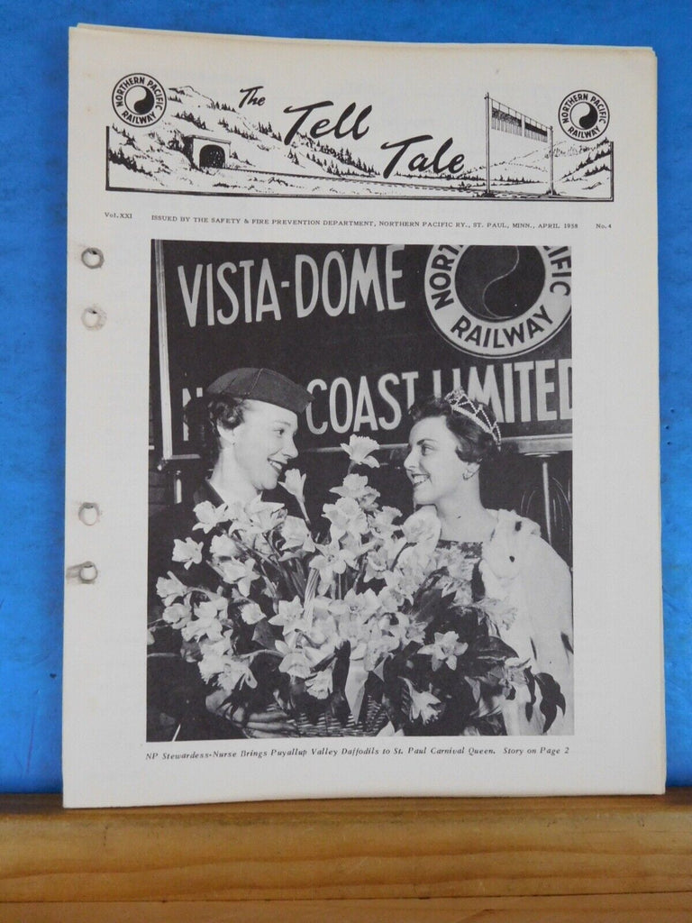 Tell Tale 1958 April Northern Pacific Employee Magazine Telltale ...