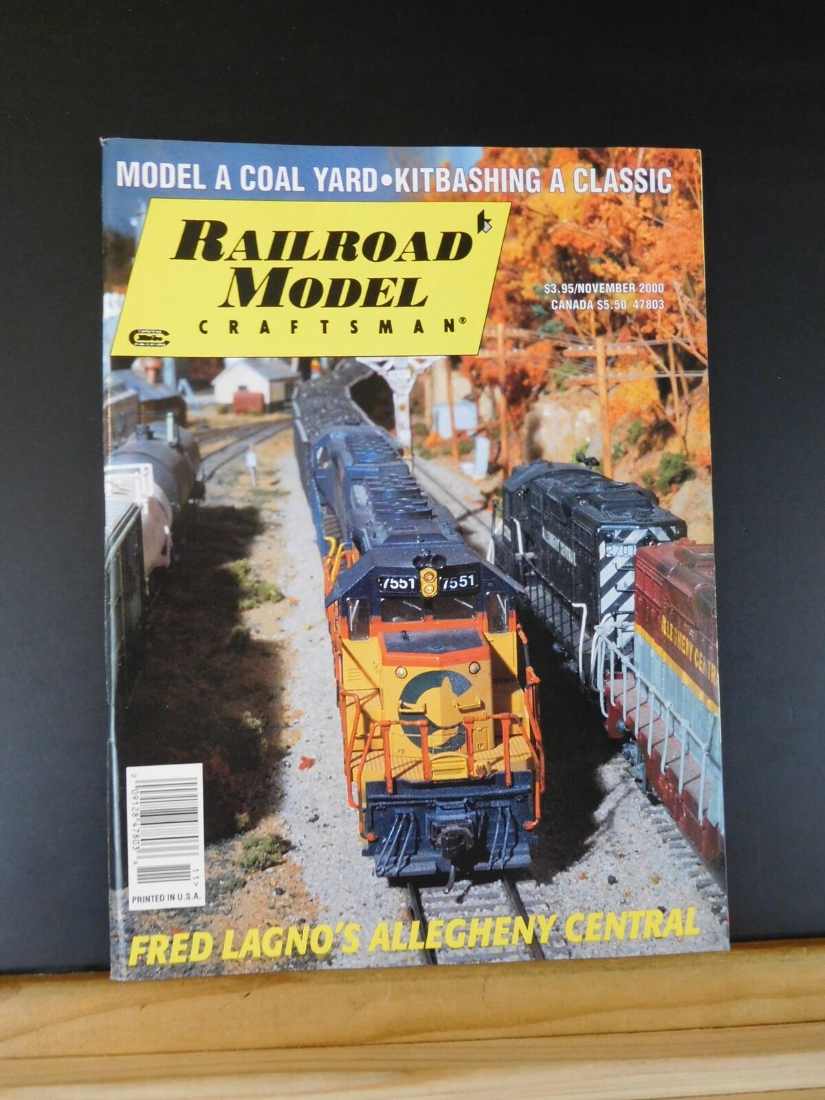 Railroad Model Craftsman Magazine 2000 November Model a coal yard Kitb ...