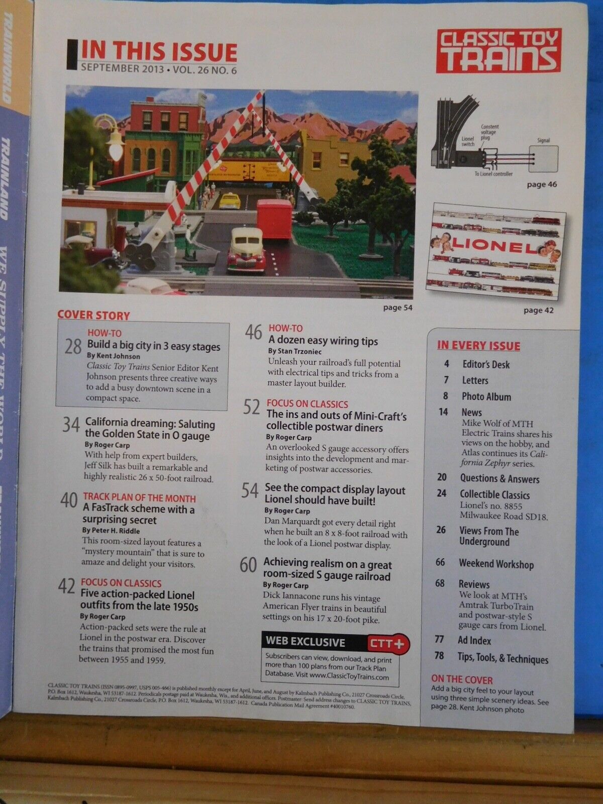 Classic Toy Trains 2013 September Build a big city in 3 easy steps ...