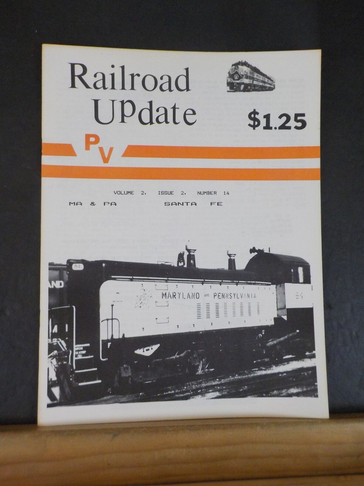 Railroad Update #14 Volume 2 Issue 2 Ma&Pa Santa Fe NJ Transit route m ...