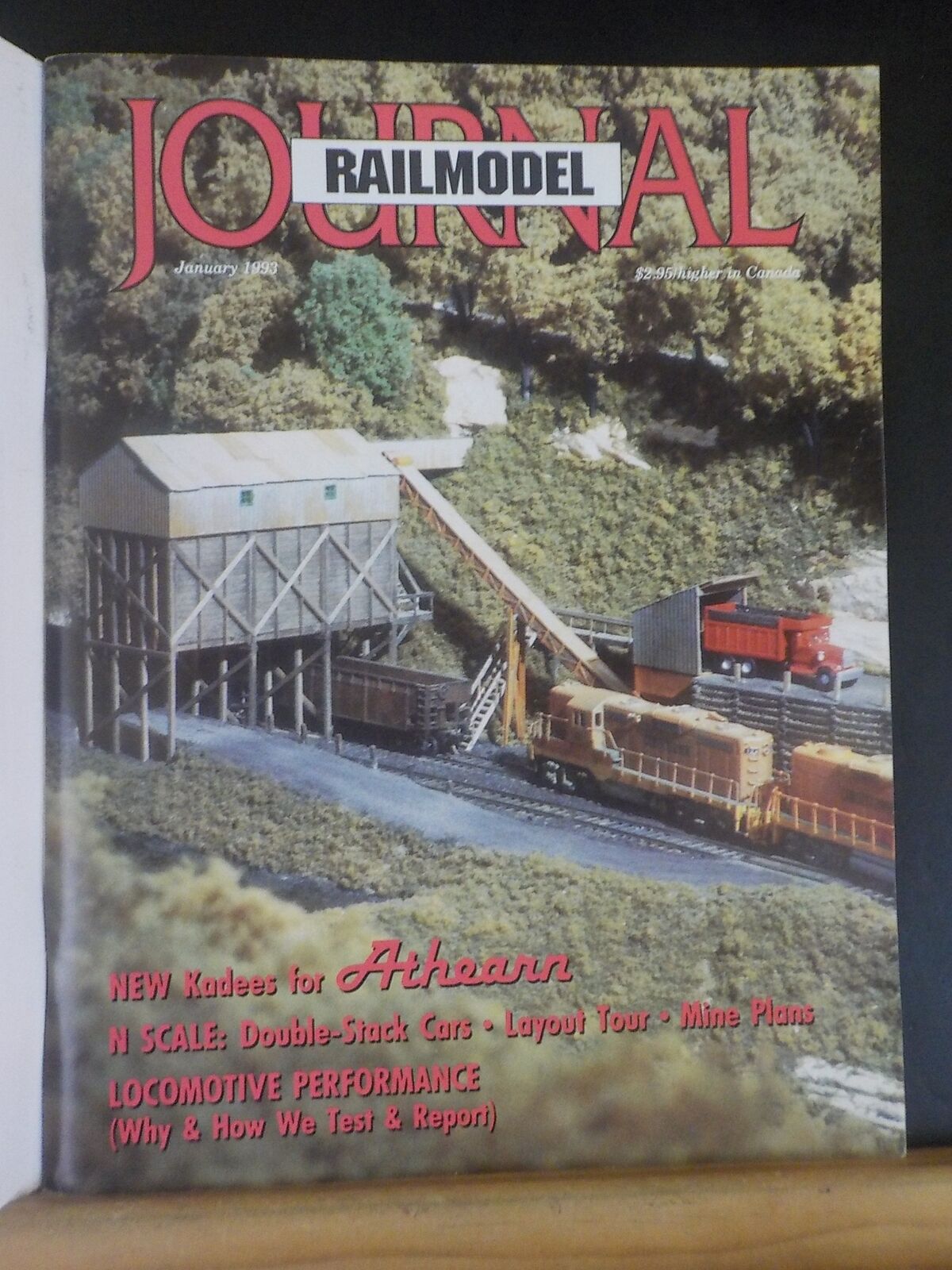 RailModel Journal 1993 January Mine Plans Locomotive Performance Doubl ...