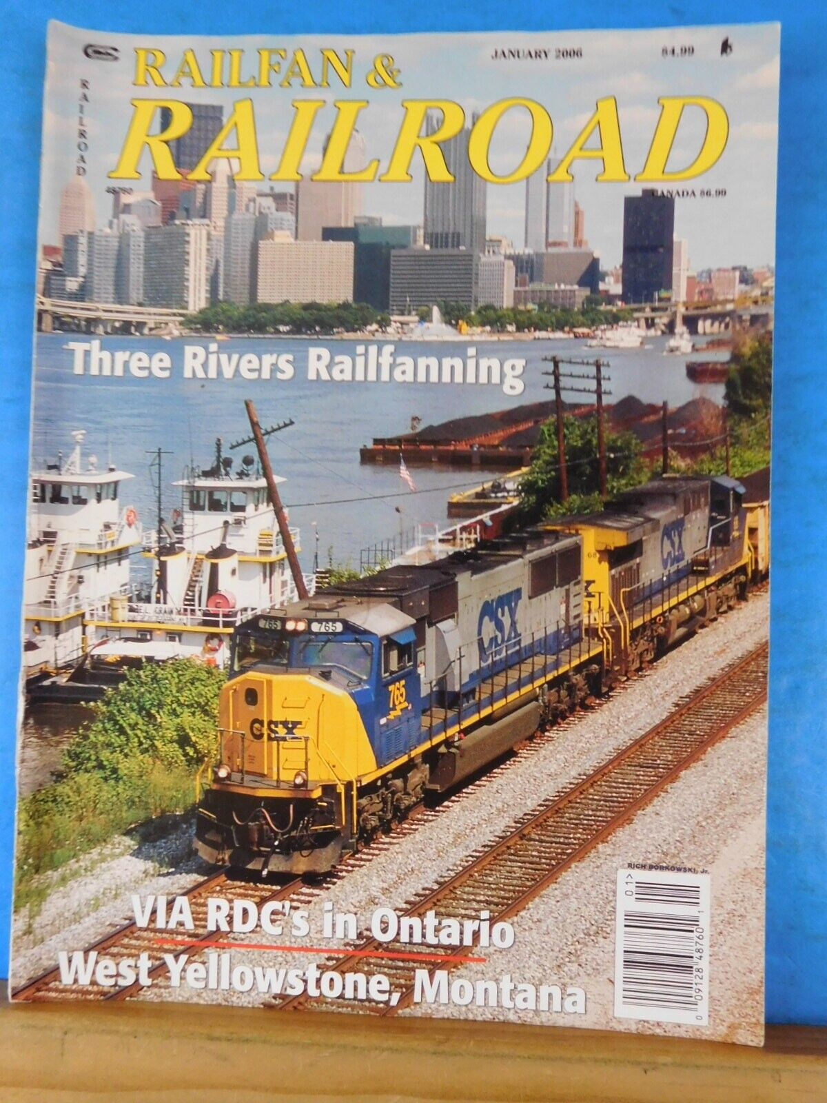 Railfan & Railroad Magazine 2006 January Three Rivers railfanning VIa ...