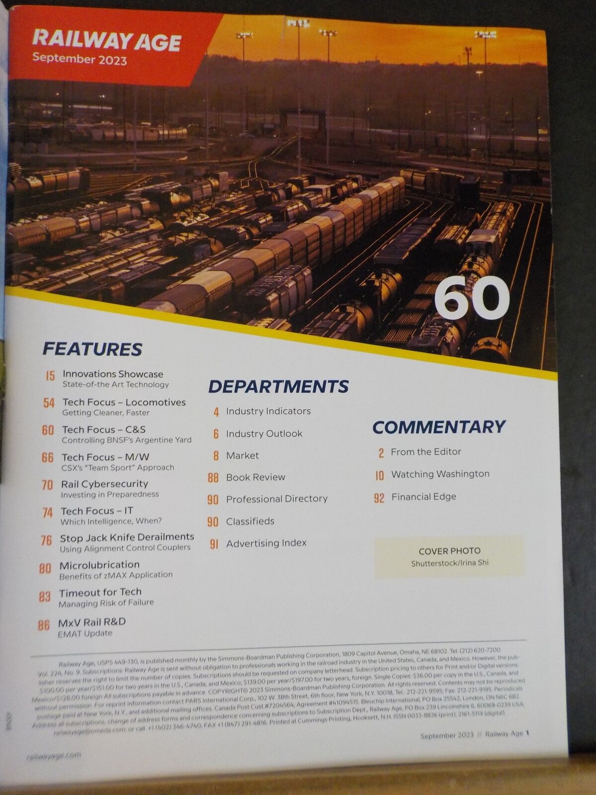 Railway Age 2023 September Advanced-Tech Convergence – RailroadTreasures