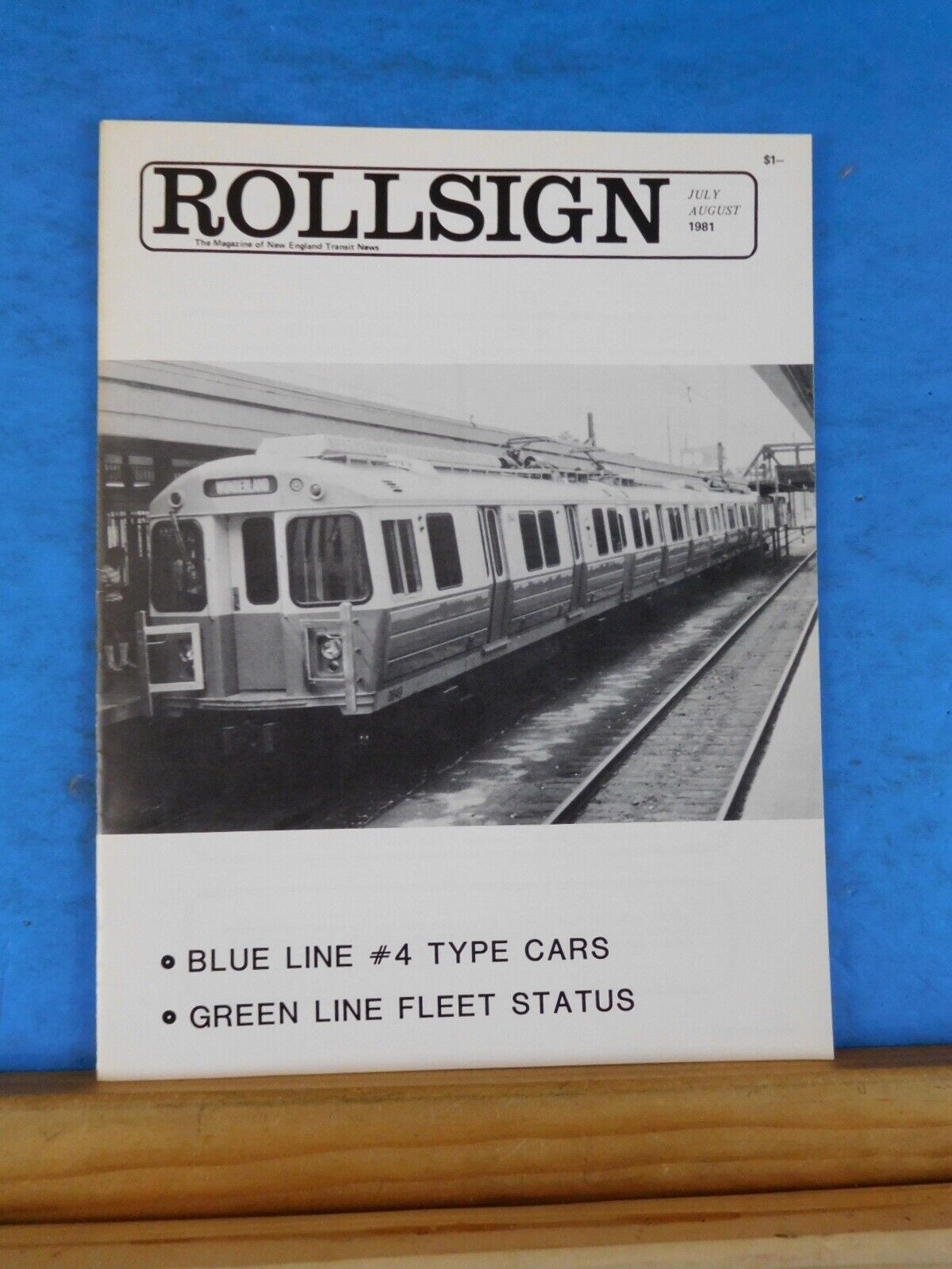 Rollsign Magazine of New England Transit News 1981 July August ...